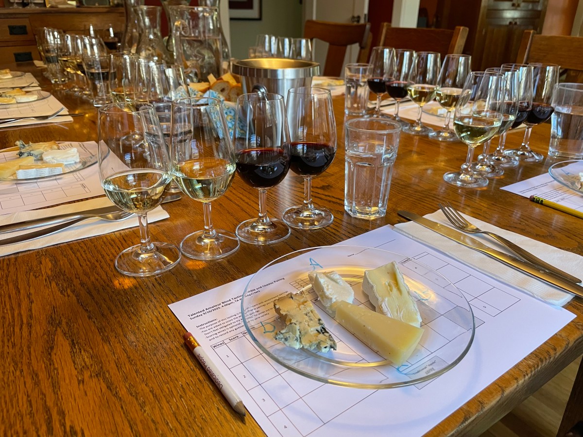 22: Blind Tasting #4 Results–Wine & Cheese Pairing – Talented Amateur